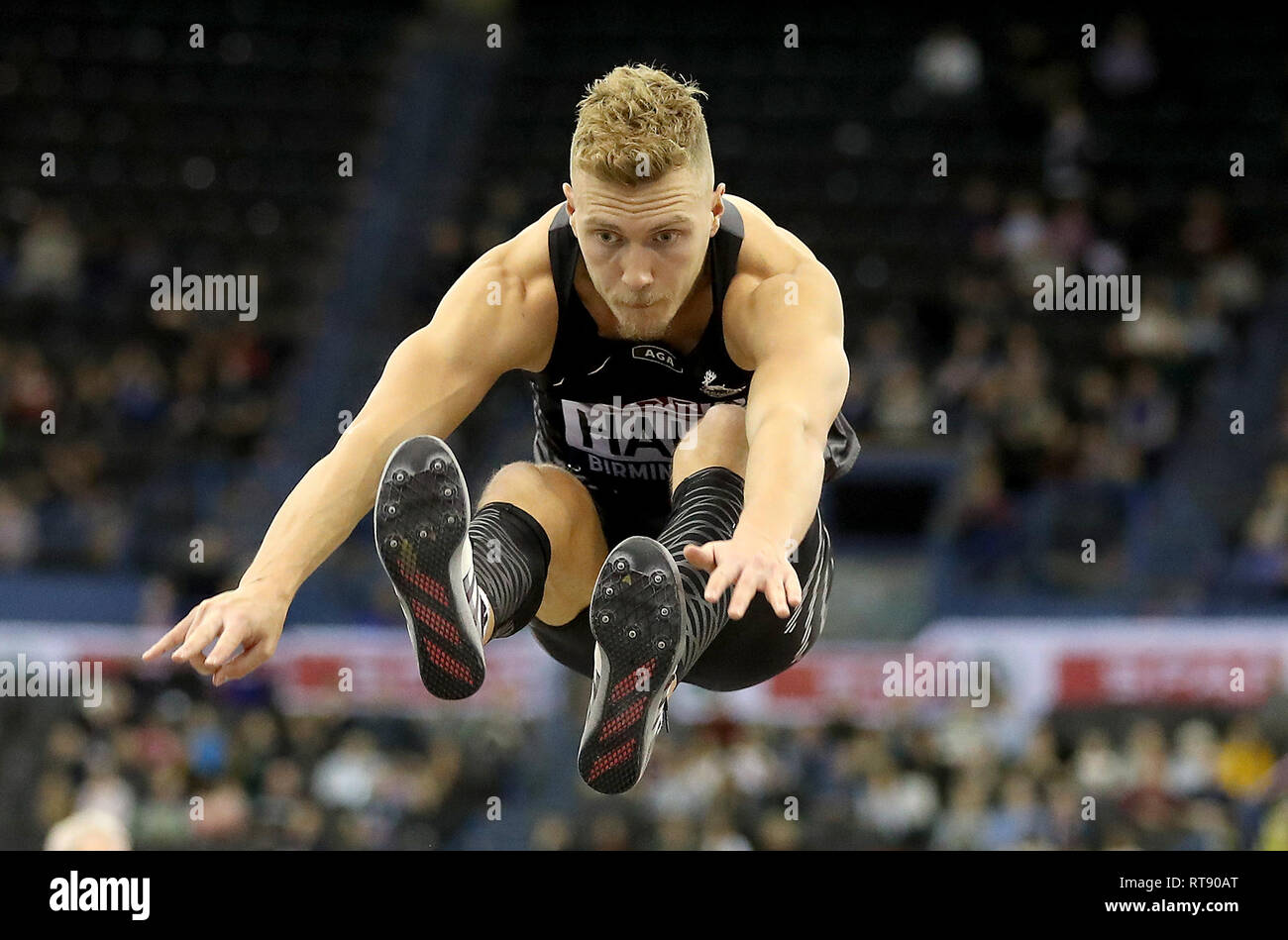 Scott Hall during day one of the SPAR British Athletic Indoor ...