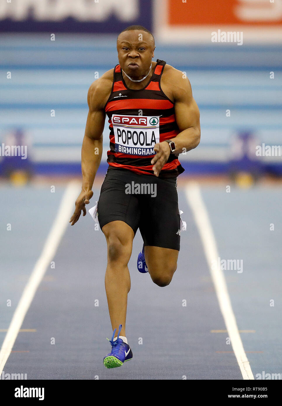 Marvin Popoola during day one of the SPAR British Athletic Indoor ...