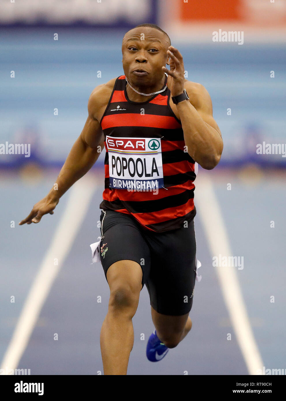 Marvin Popoola during day one of the SPAR British Athletic Indoor ...