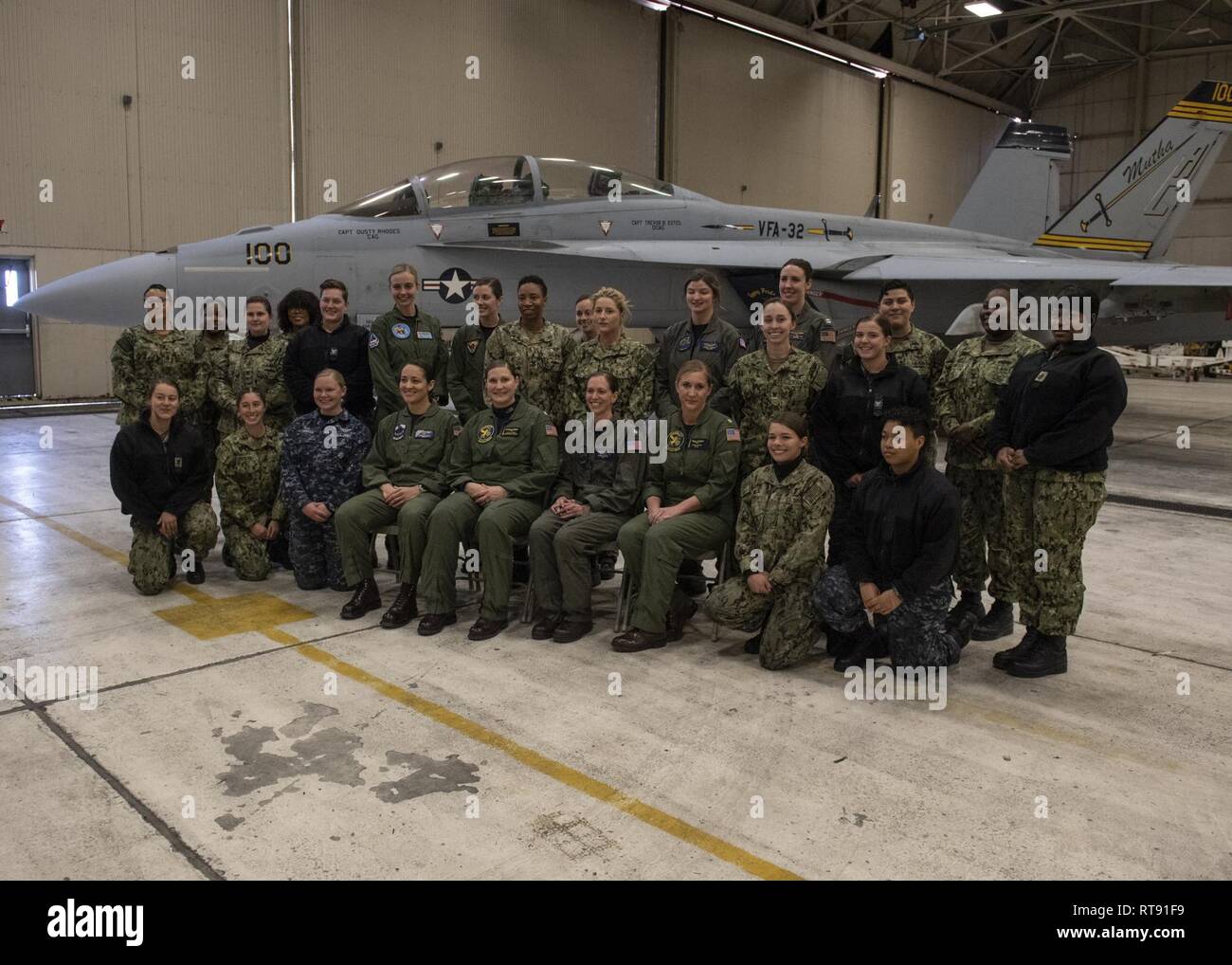 NAVAL AIR STATION OCEANA (Jan. 31, 2019) Female Aviators, Flight ...