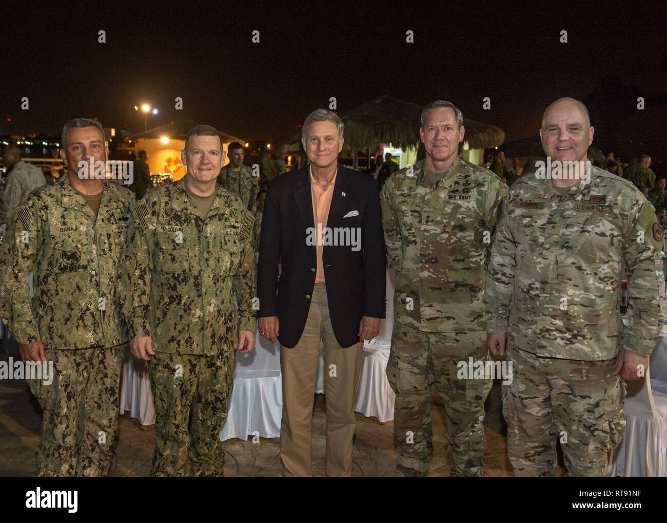 DJIBOUTI - Assistant Secretary of the Navy Gregory J. Slavonic (center ...
