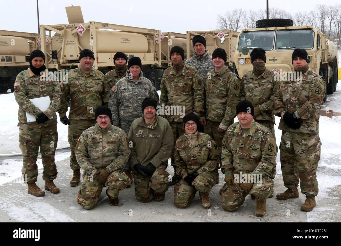 Soldiers from the 86th Infantry Brigade Combat Team (MTN), Vermont ...