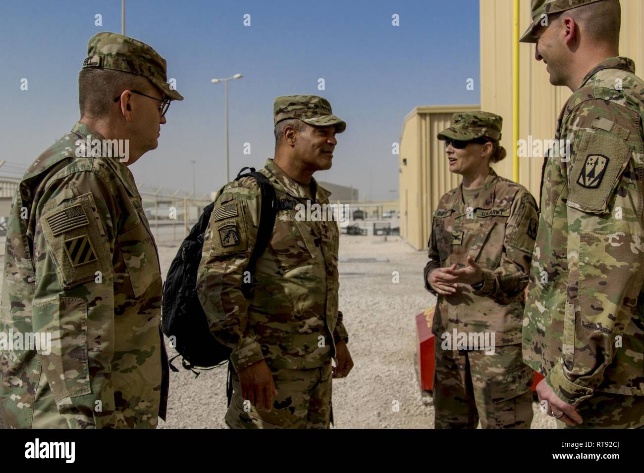 U.S. Army Lt. Gen. Michael X. Garrett, U.S. Army Central commander ...