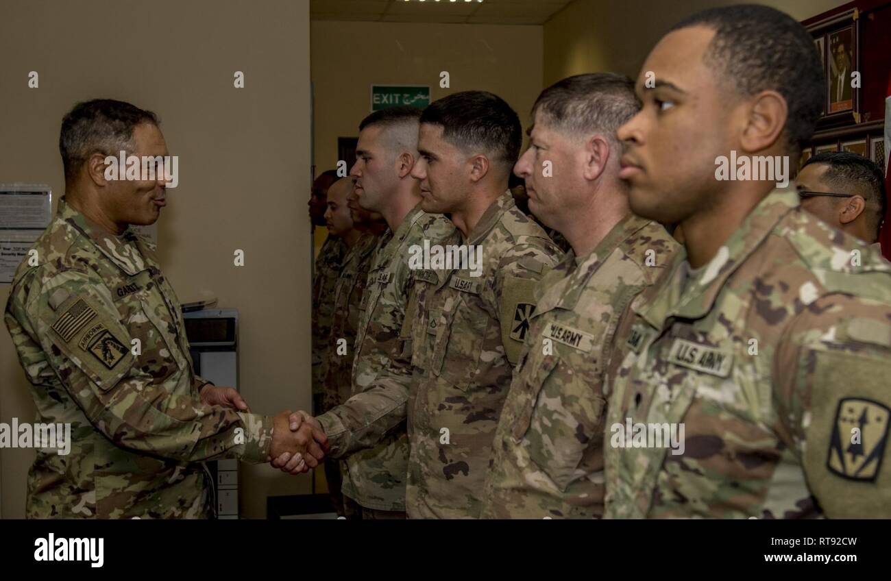 U.S. Army Lt. Gen. Michael X. Garrett, U.S. Army Central commander ...