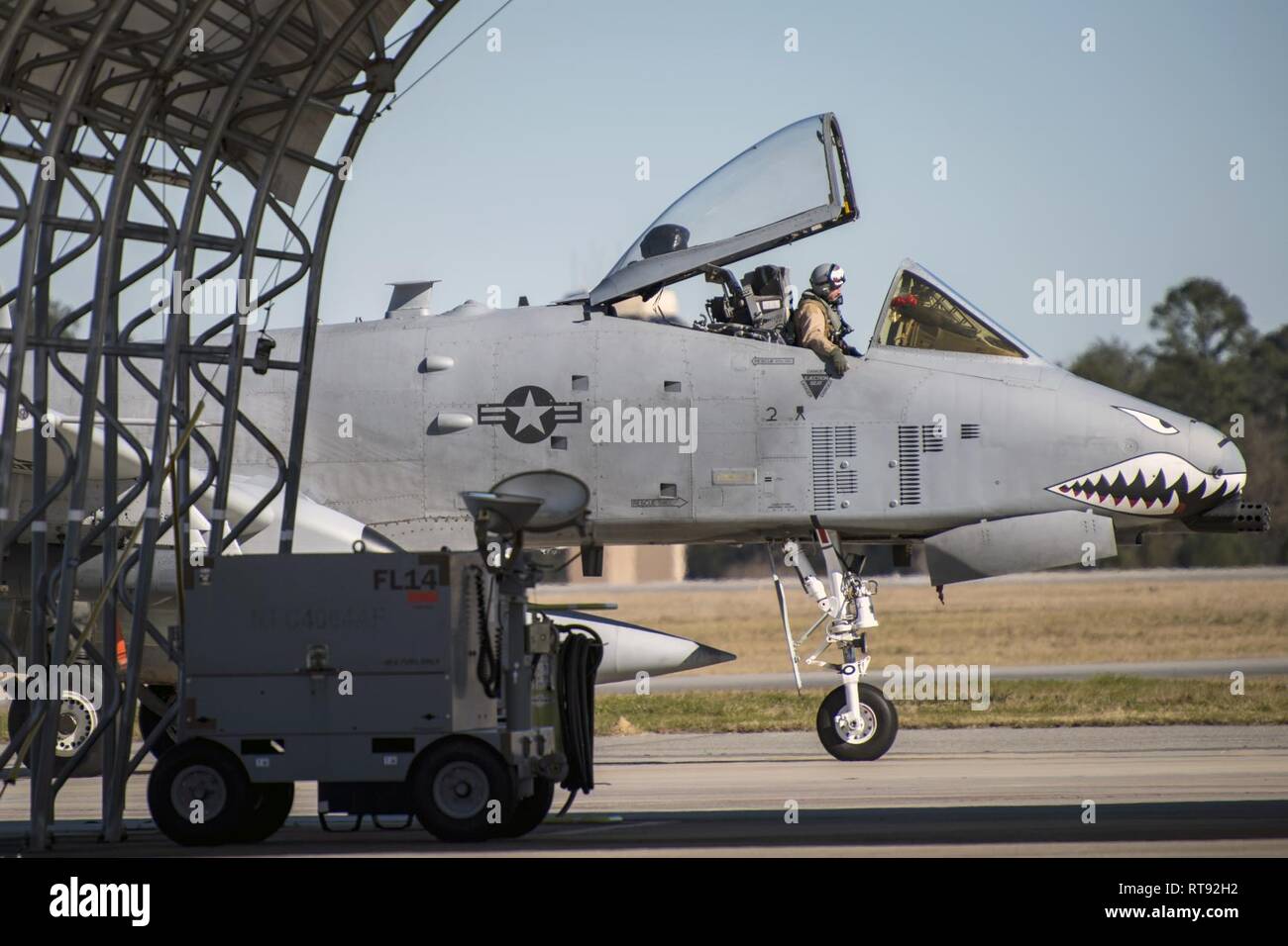 An A-10C Thunderbolt II from the 75th Fighter Squadron at Moody Air ...