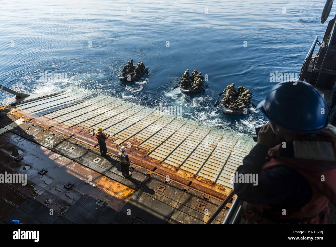 PHILIPPINE SEA (Jan. 25, 2019) – Marines with the 31st Marine ...