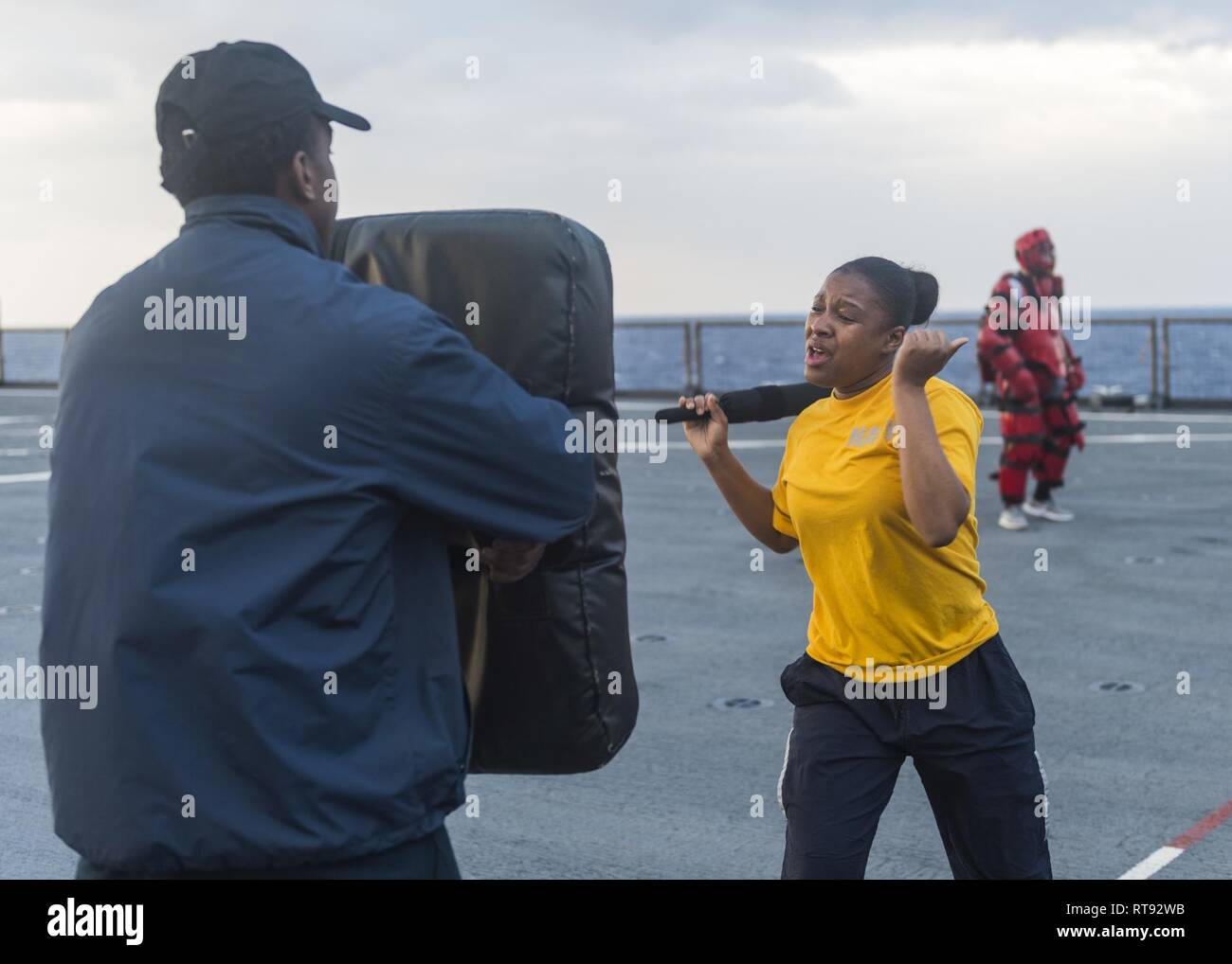 PHILIPPINE SEA (Jan. 26, 2019) – Logistics Specialist Seaman Amanda ...