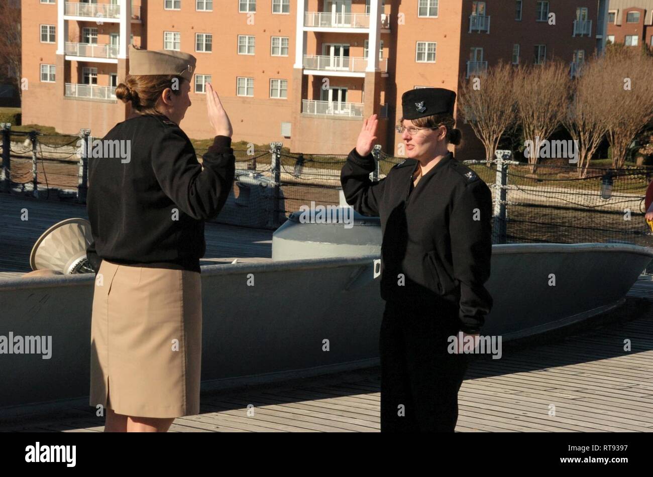 The Hampton Roads Naval Museum proudly hosted a re-enlistment ceremony ...
