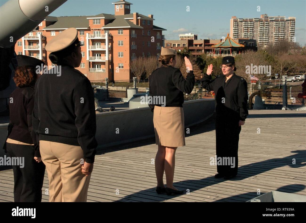 The Hampton Roads Naval Museum proudly hosted a re-enlistment ceremony ...