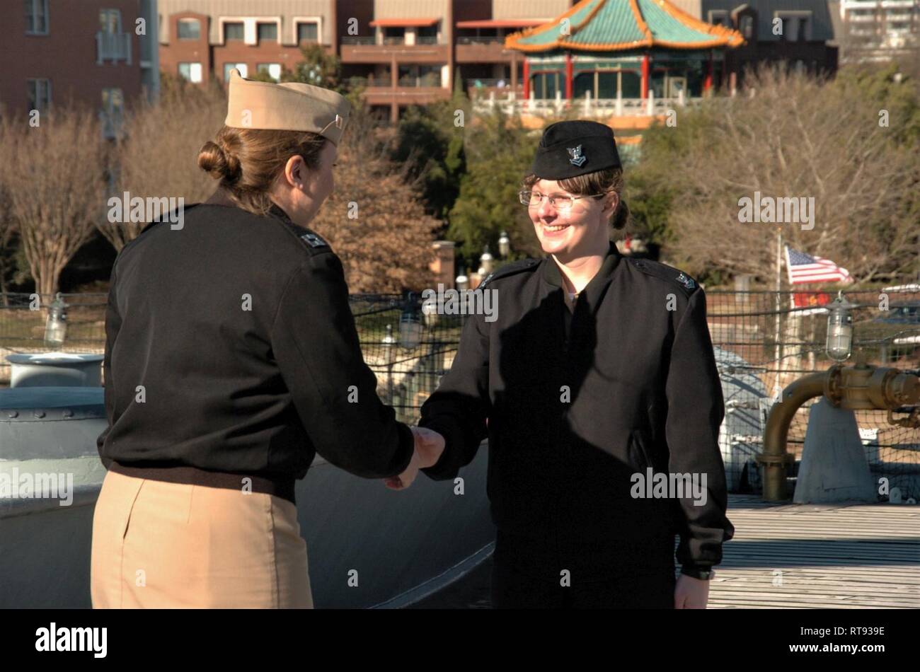 The Hampton Roads Naval Museum proudly hosted a re-enlistment ceremony ...