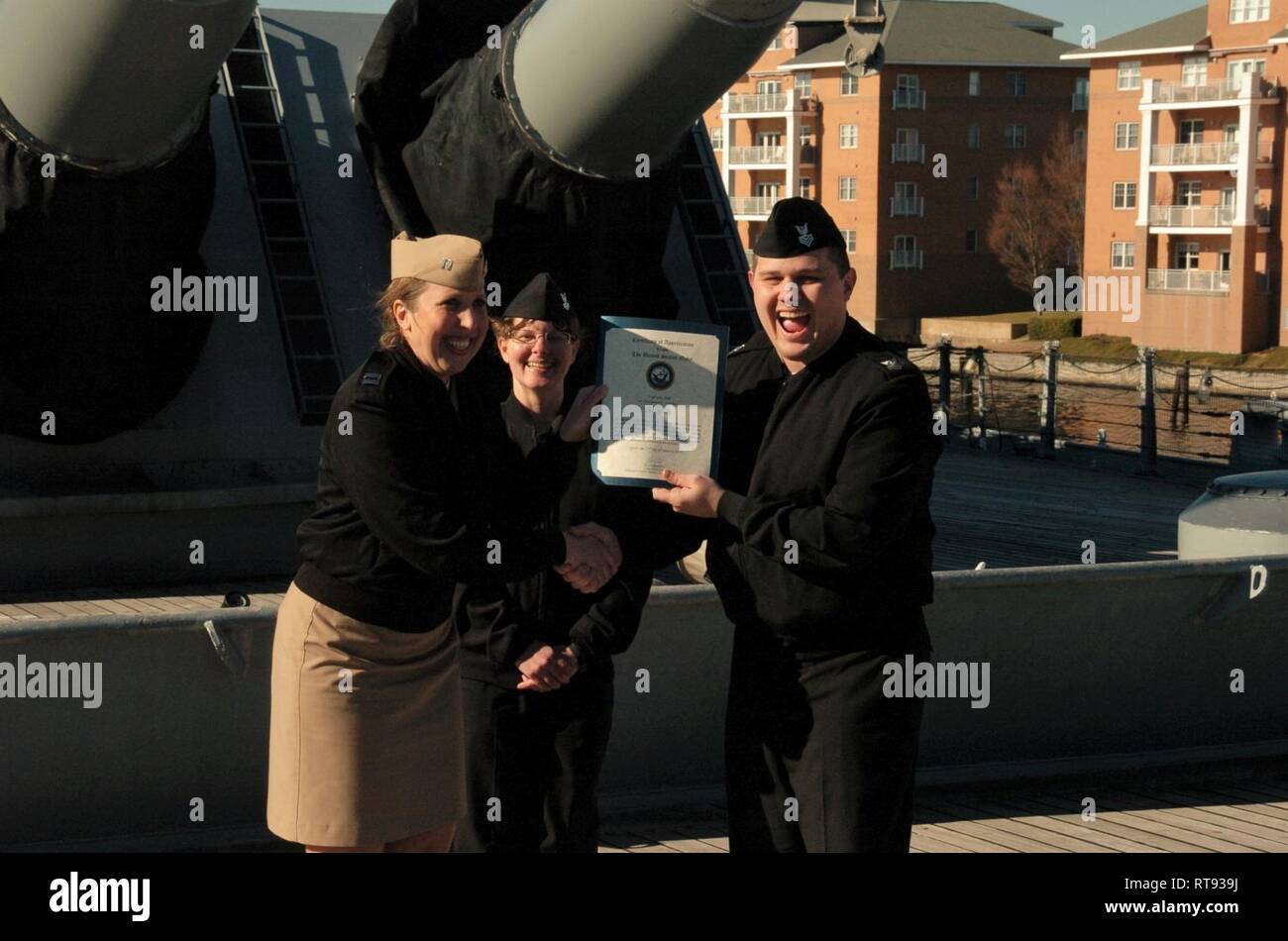 The Hampton Roads Naval Museum proudly hosted a re-enlistment ceremony ...