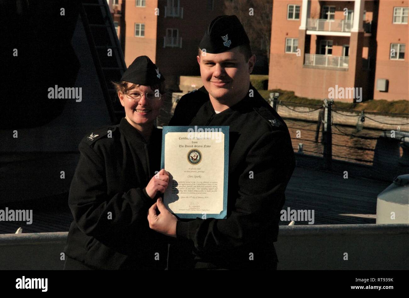 The Hampton Roads Naval Museum proudly hosted a re-enlistment ceremony ...
