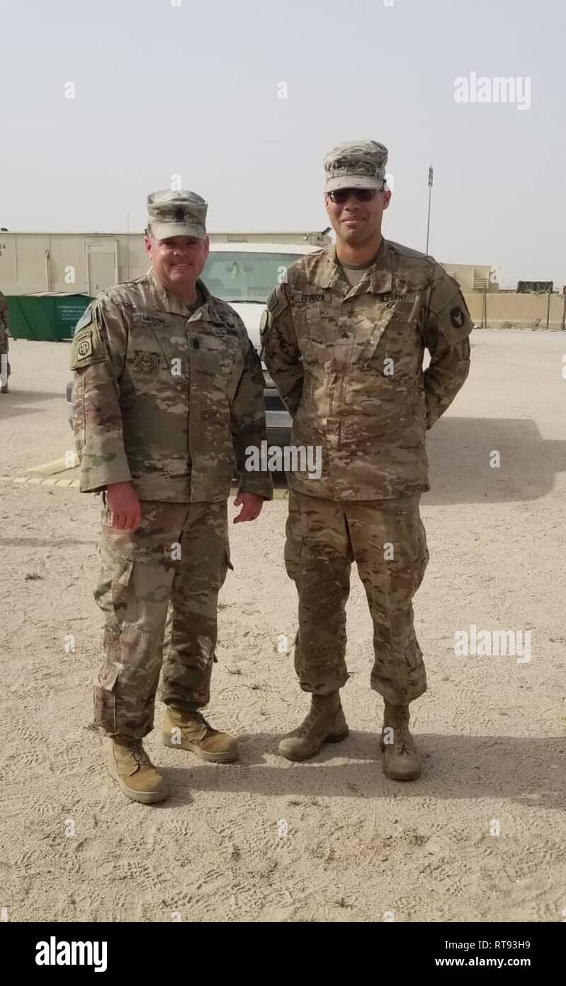 Command Sgt. Maj. Roderick Upton, 300th Sustainment Brigade, takes a ...