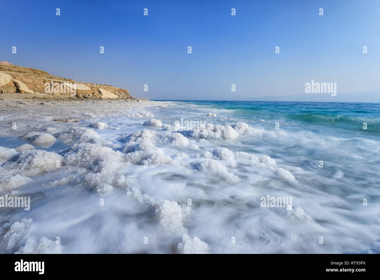 Israel dead sea salt deposits hi-res stock photography and images - Alamy