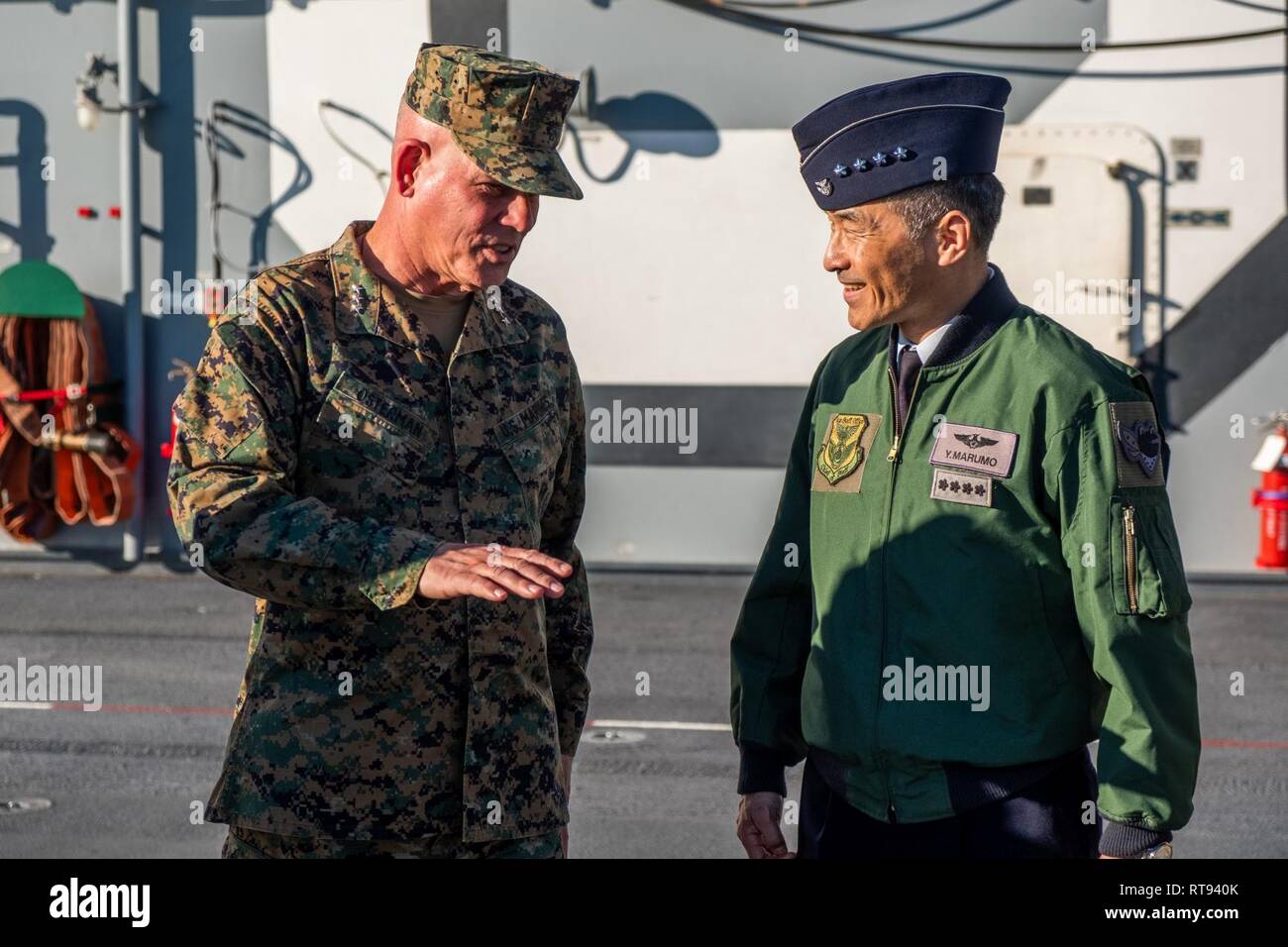 Lt. Gen. Joseph L. Osterman, the commanding general of I Marine ...