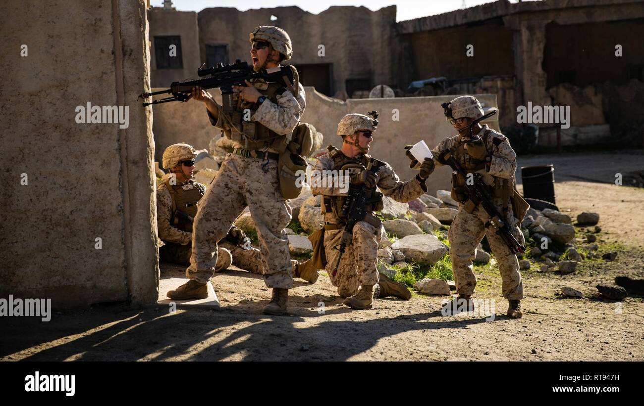 U.S. Marines with 2nd Battalion, 4th Marine Regiment, 1st Marine ...