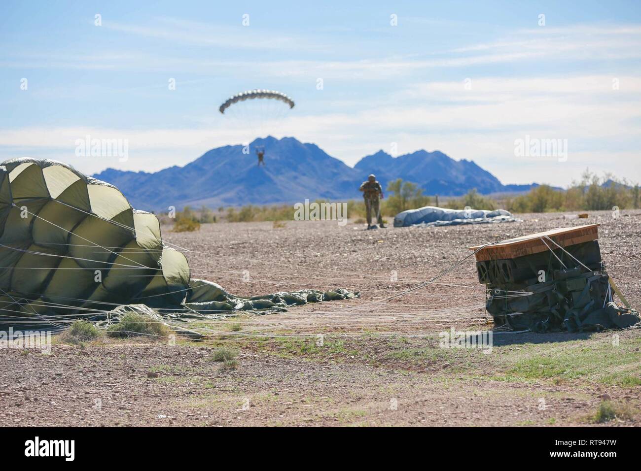 YUMA PROVING GROUNDS, Arizona- U.S. Army Special Forces Soldiers with ...
