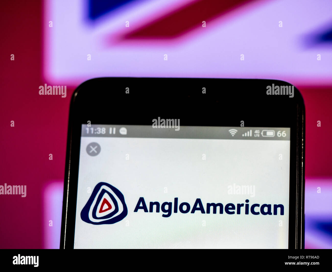 Anglo american logo hi-res stock photography and images - Alamy