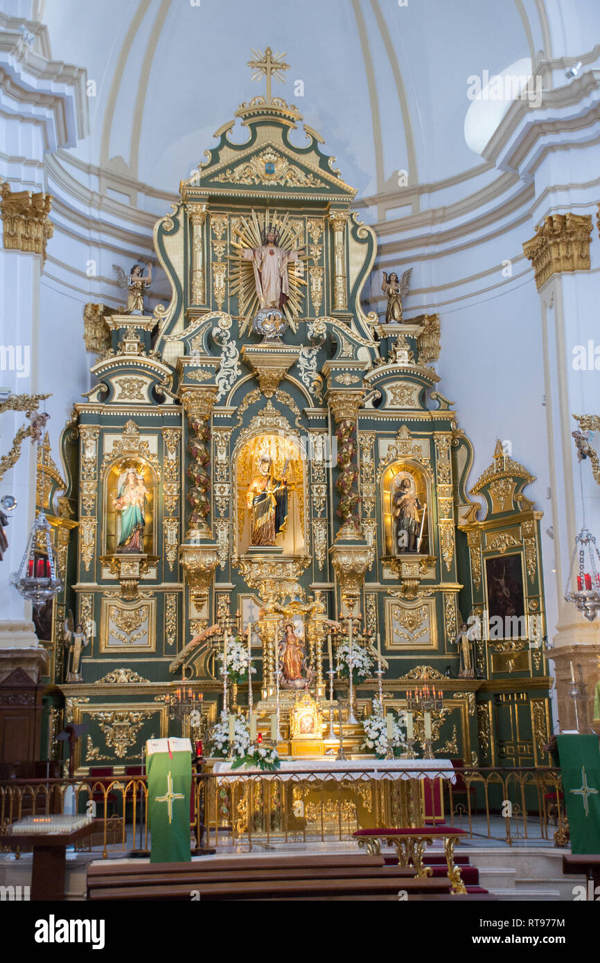 Europe, Spain, Andalucia, Marbella, Church of Our Lady of the ...