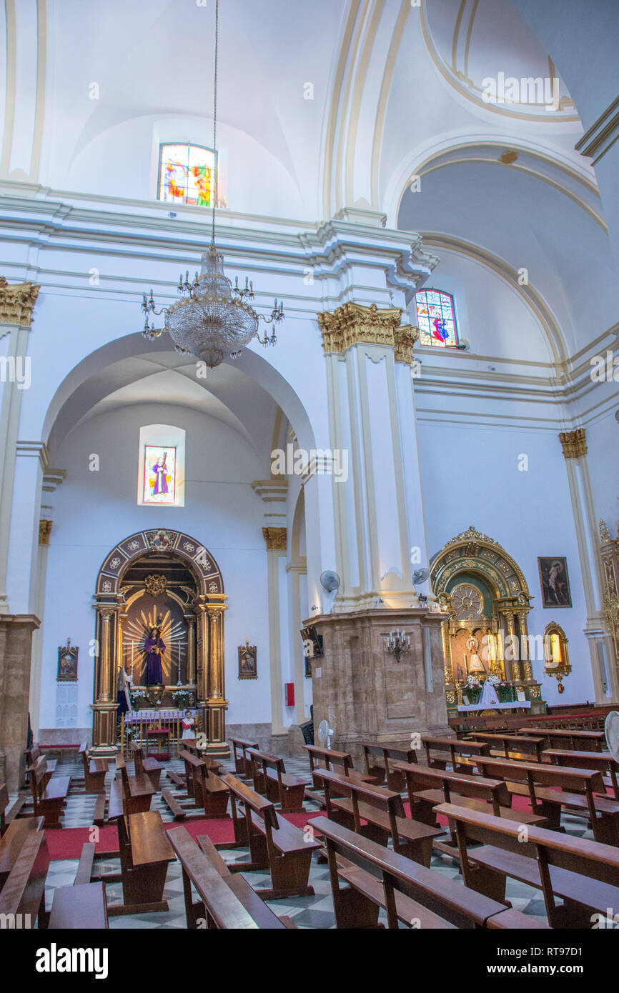 Europe, Spain, Andalucia, Marbella, Church of Our Lady of the ...