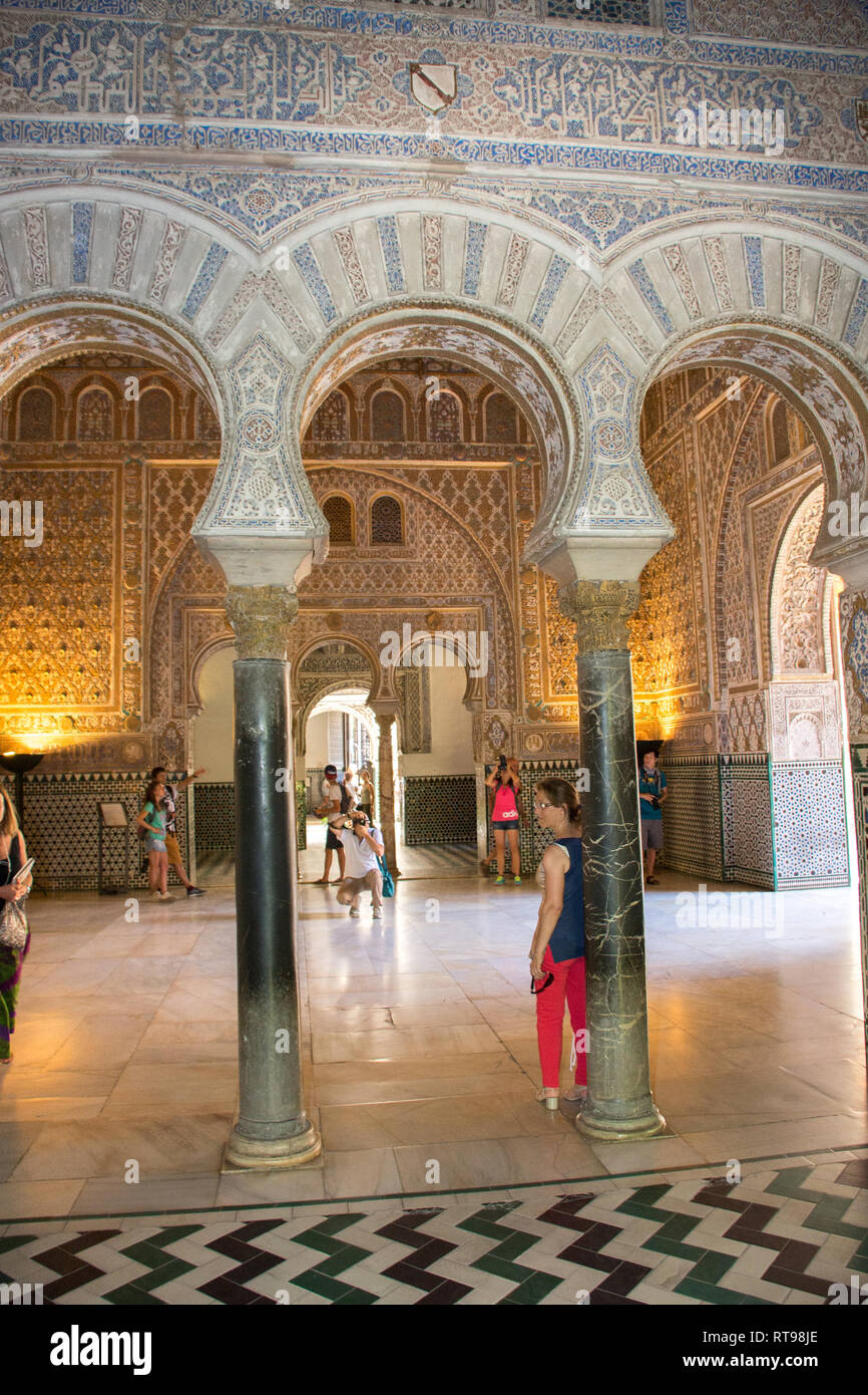 Europe, Spain, Andalucia, Seville, Alcazar de Seville Stock Photo - Alamy