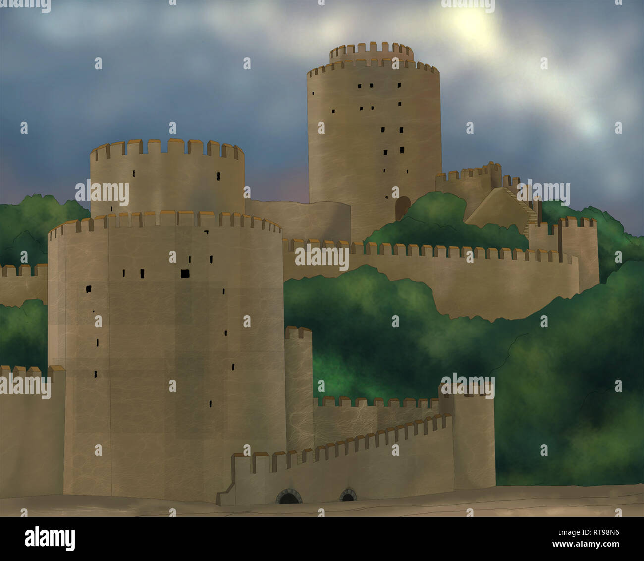Ancient building from medieval age Stock Photo - Alamy