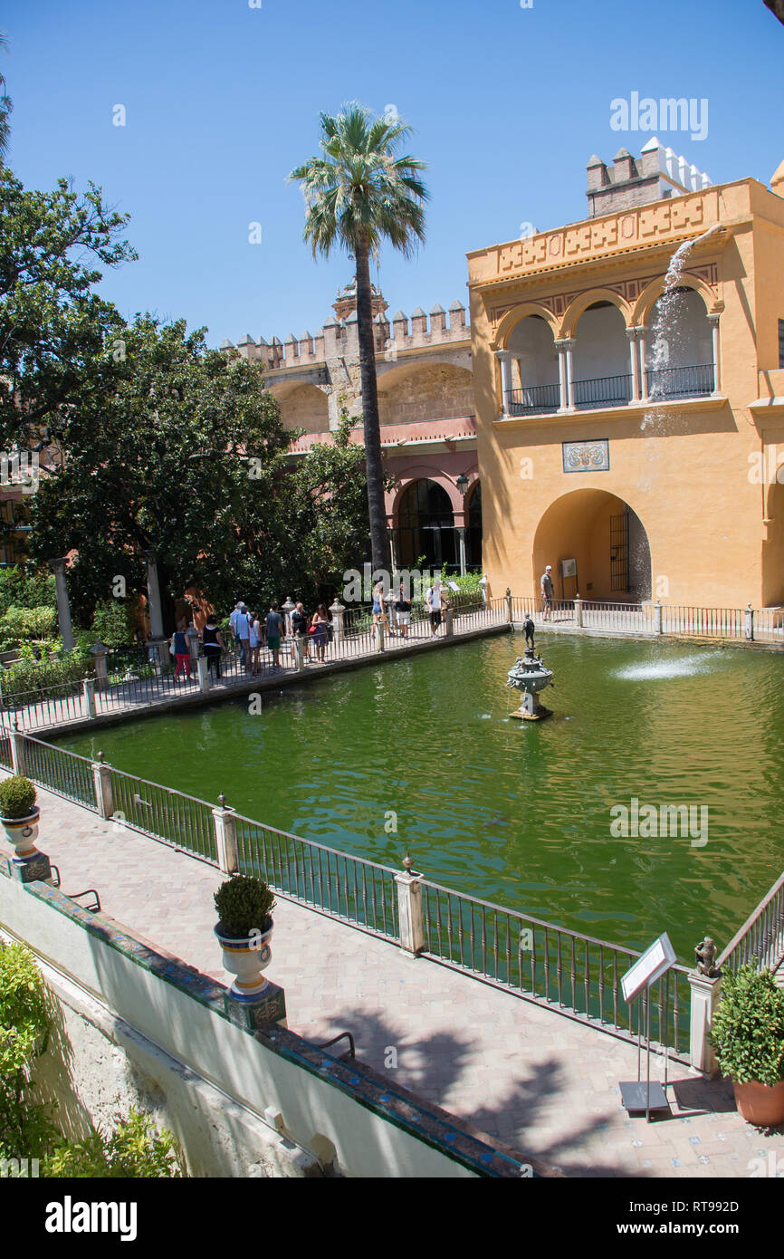 Europe, Spain, Andalucia, Seville, Alcazar de Seville Stock Photo - Alamy