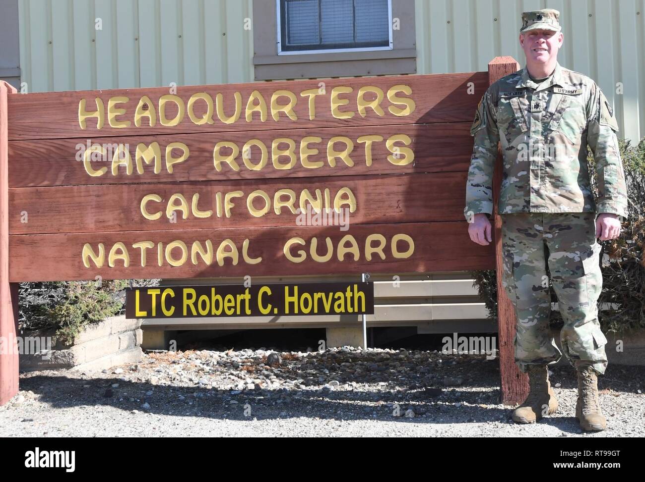 Lt. Col. Robert Horvath is the new garrison commander at Camp Roberts ...
