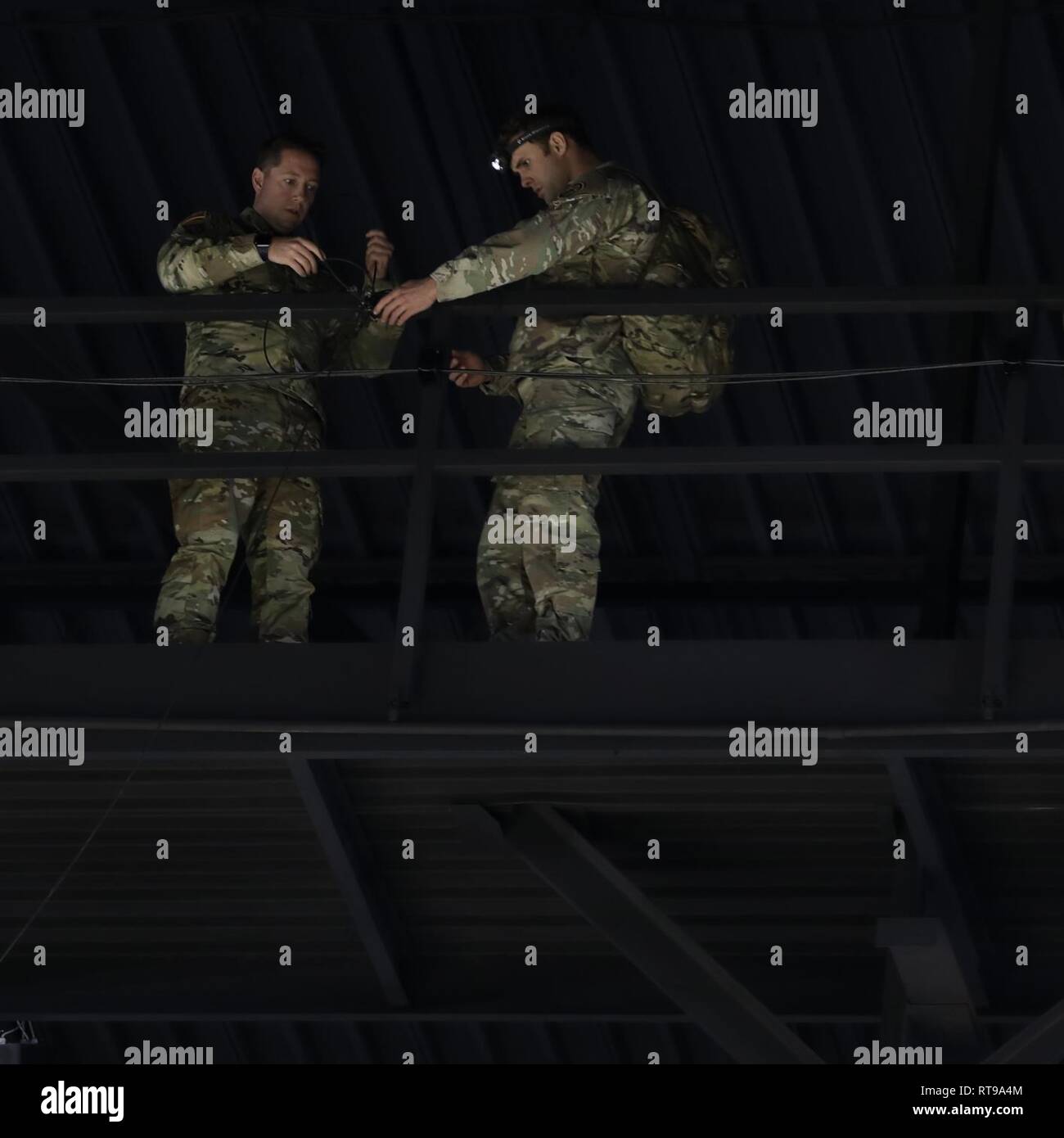 Capt. Matthew Rivas and Staff Sgt. Robert Fissel, commander and ...