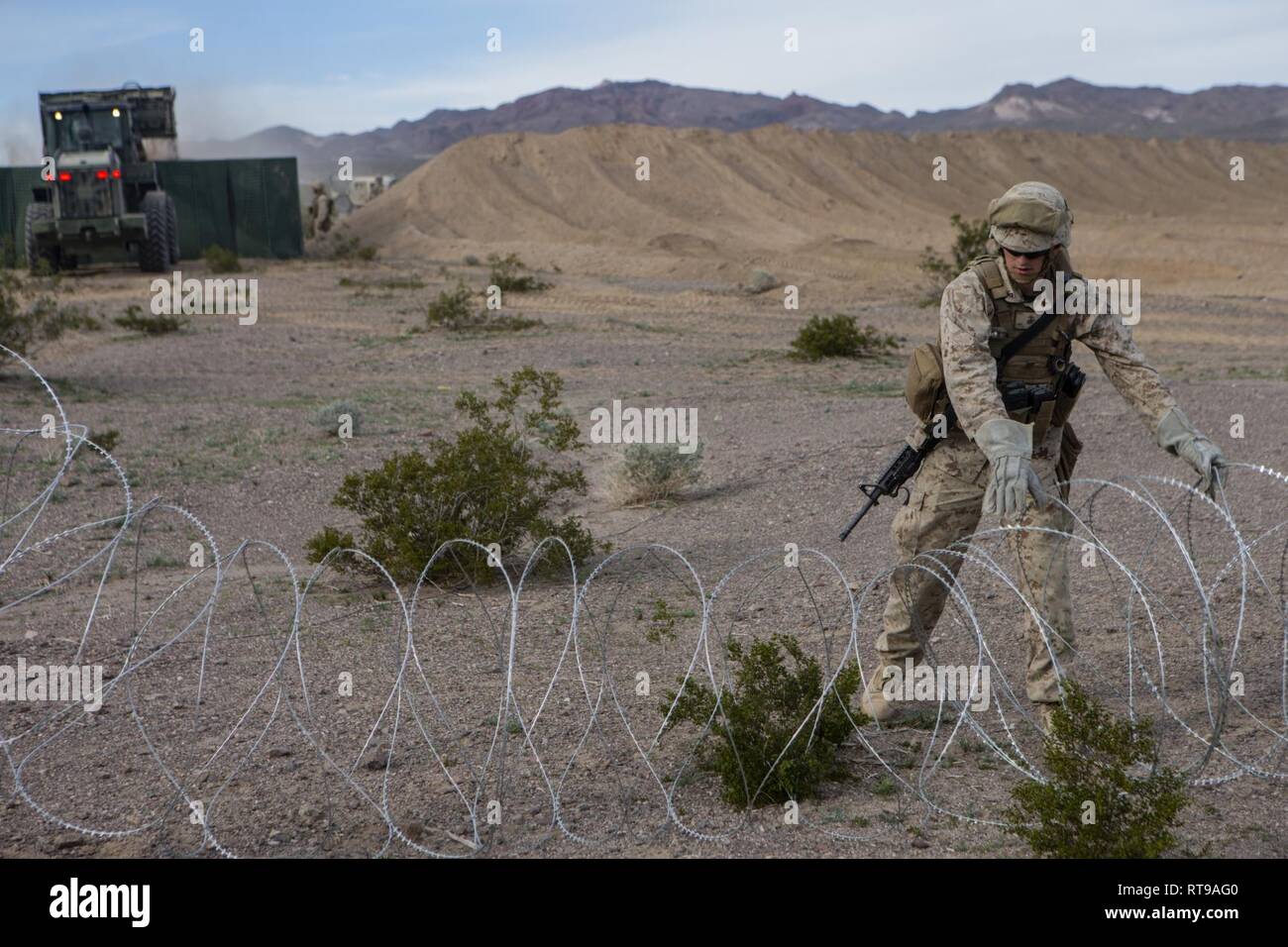 U.S. Marines with Combat Logistics Battalion-6 (CLB-6), Marine Air ...