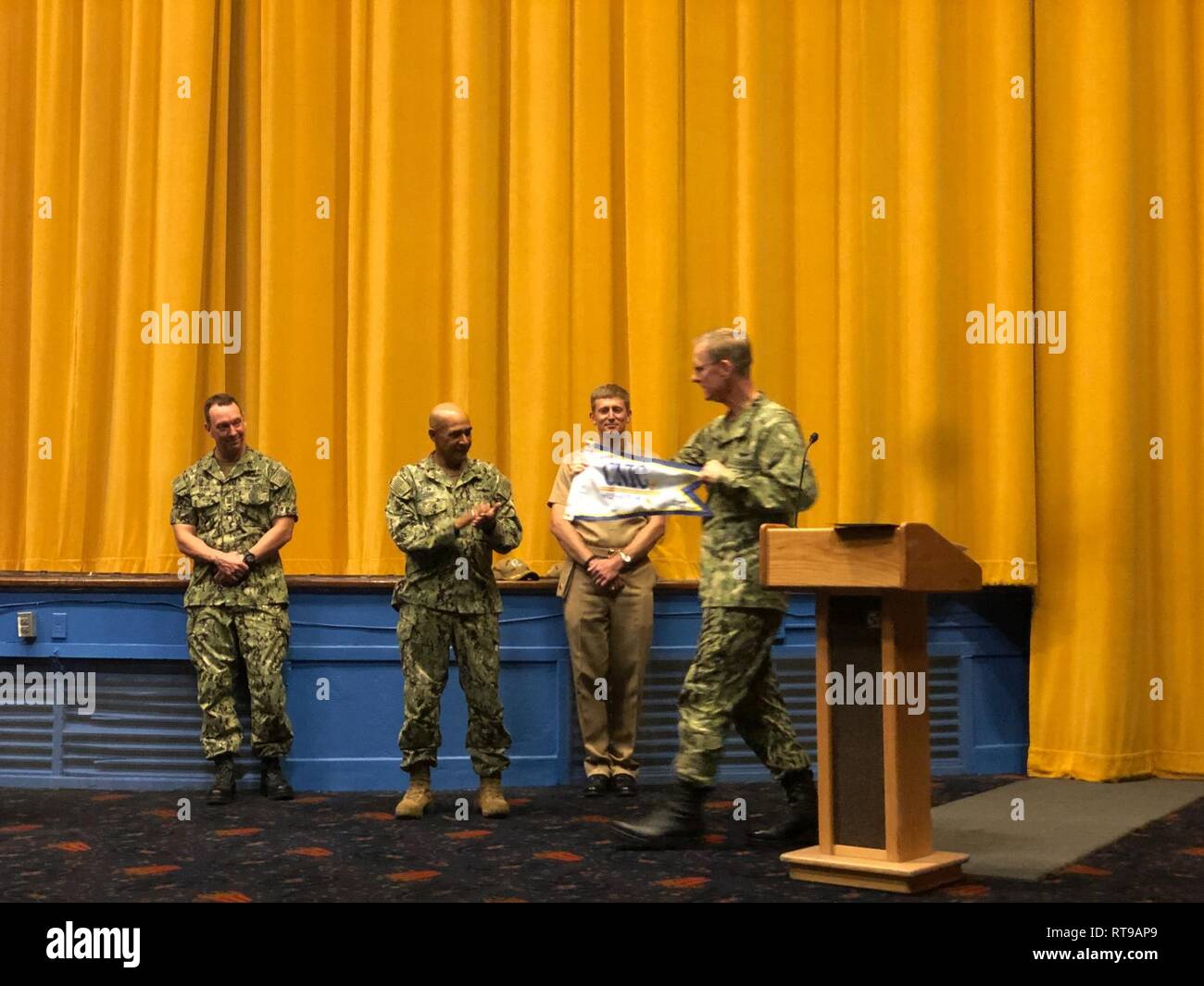 SAN DIEGO (Jan. 30, 2019) Commander, Navy Region Southwest Rear Adm ...