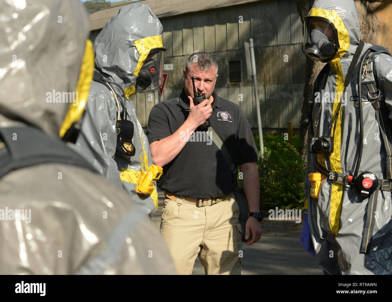 Oregon Army National Guard Maj. Richard Hosmer, 102nd CST Deputy ...
