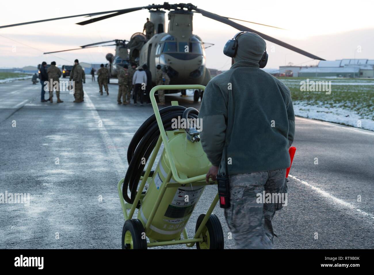 U.S. Air Force Staff Sgt. Brittain Purnell, assigned to the 424th Air ...