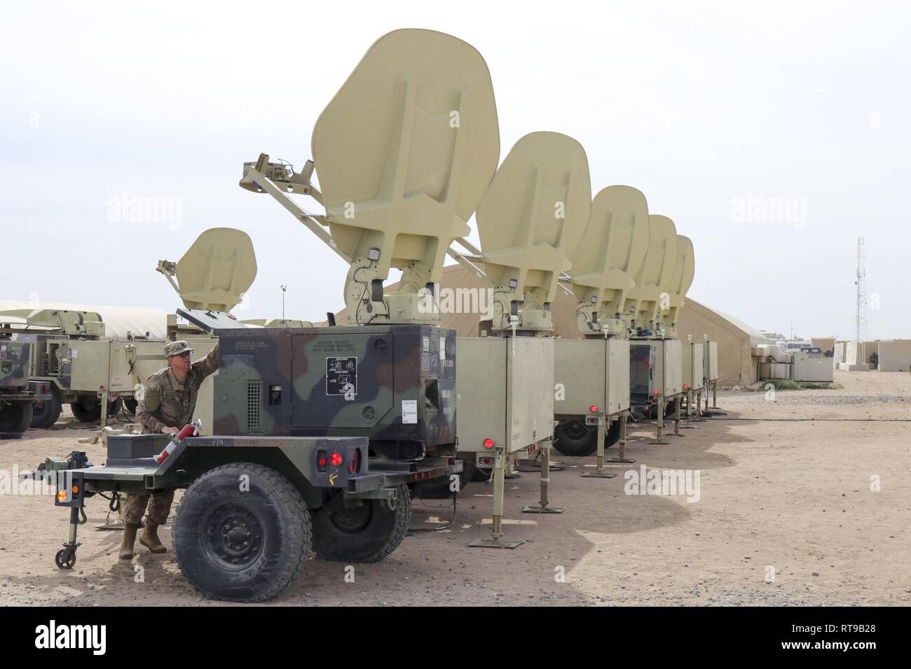U.S. Army equipment used during the 98th Expeditionary Signal Battalion ...