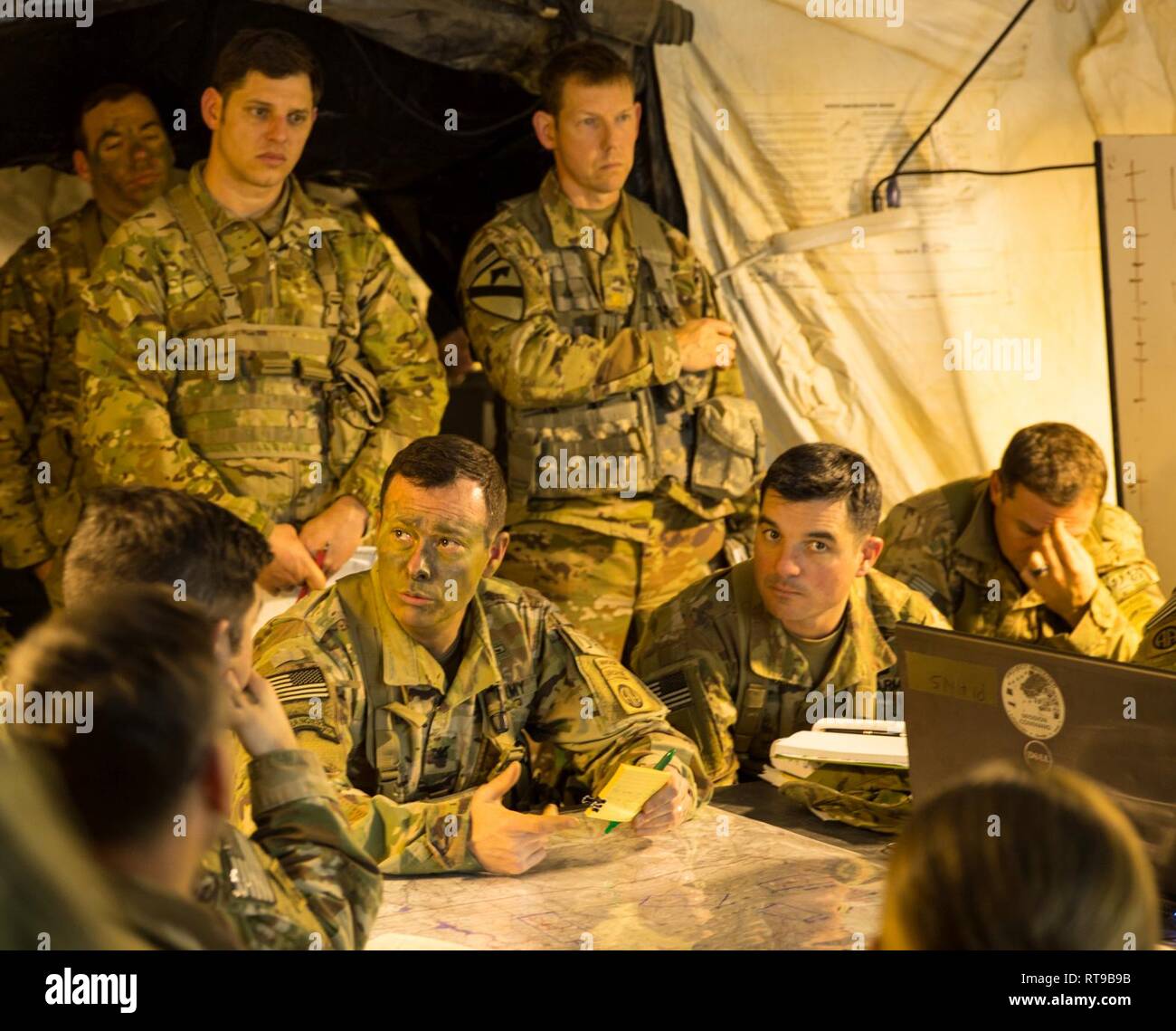 Col. Andrew O. Saslav commander of 1st Brigade Combat Team, 82nd ...