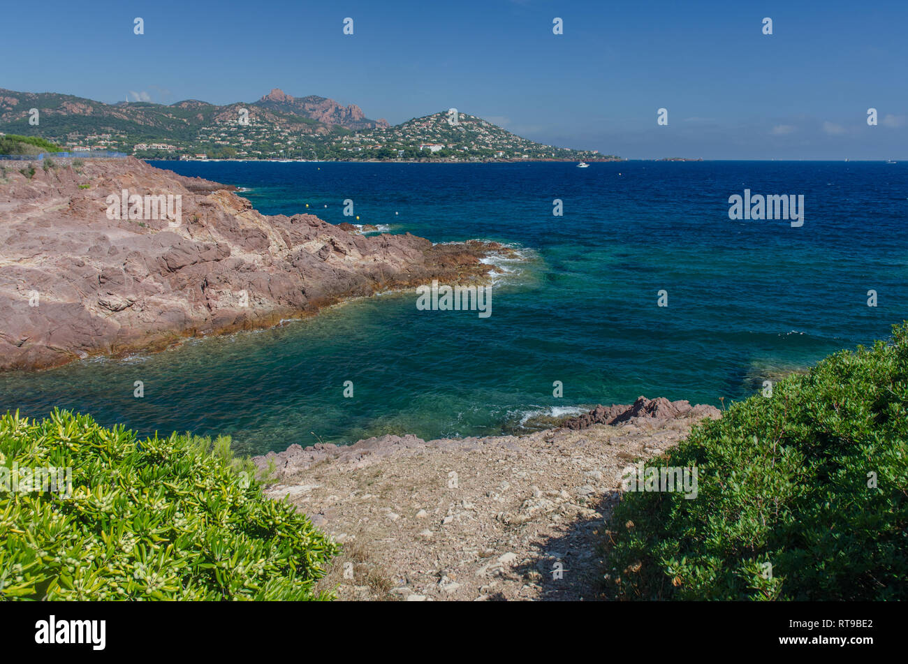 bay of agay, dramont, france Stock Photo - Alamy