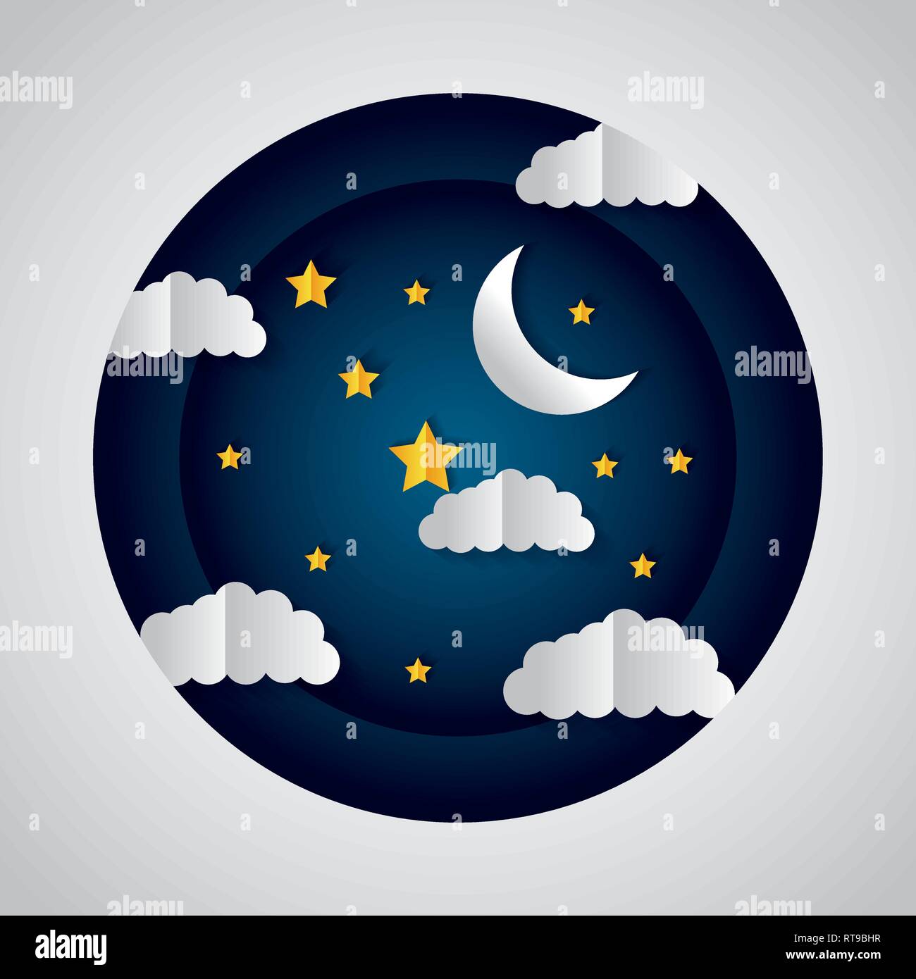 paper origami landscape Stock Vector Image & Art - Alamy