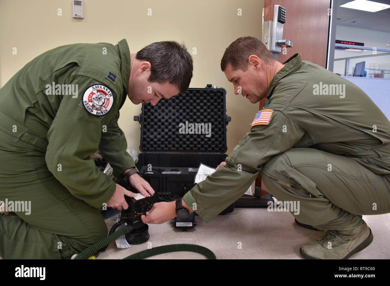 U.S. Air Force Lt. Col. Brian Zwicker, 158th Airlift Squadron Commander ...