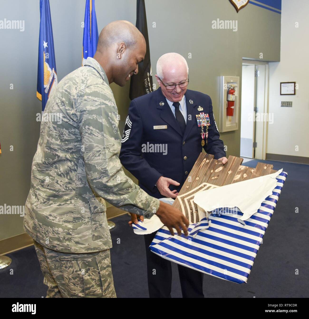 Chief Master Sgt. David Wright retires from the 117th Air Refueling ...