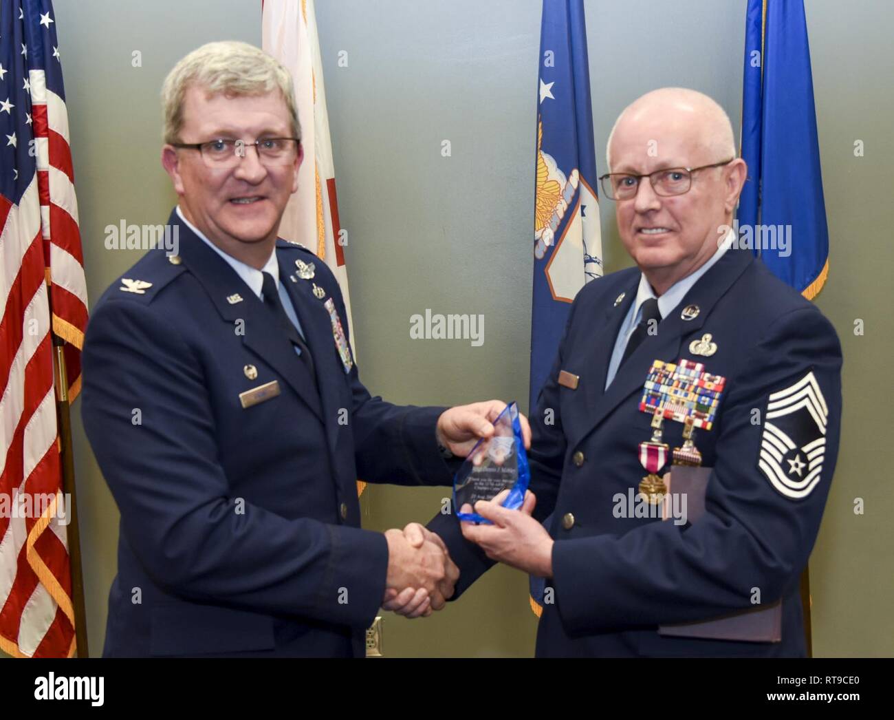 Chief Master Sgt. David Wright retires from the 117th Air Refueling ...