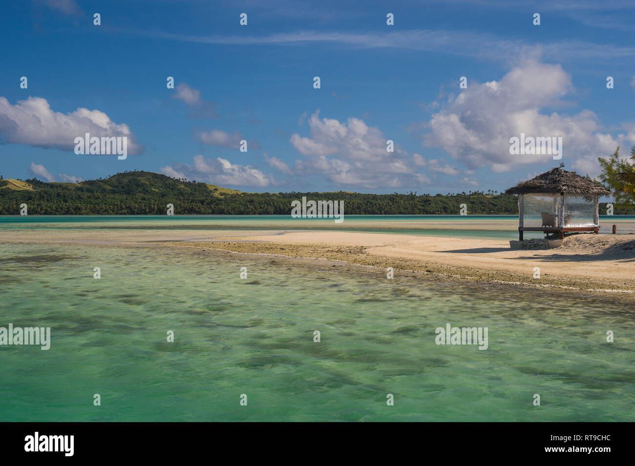 Cook Islands, Rarotonga, Aitutaki lagoon Stock Photo - Alamy