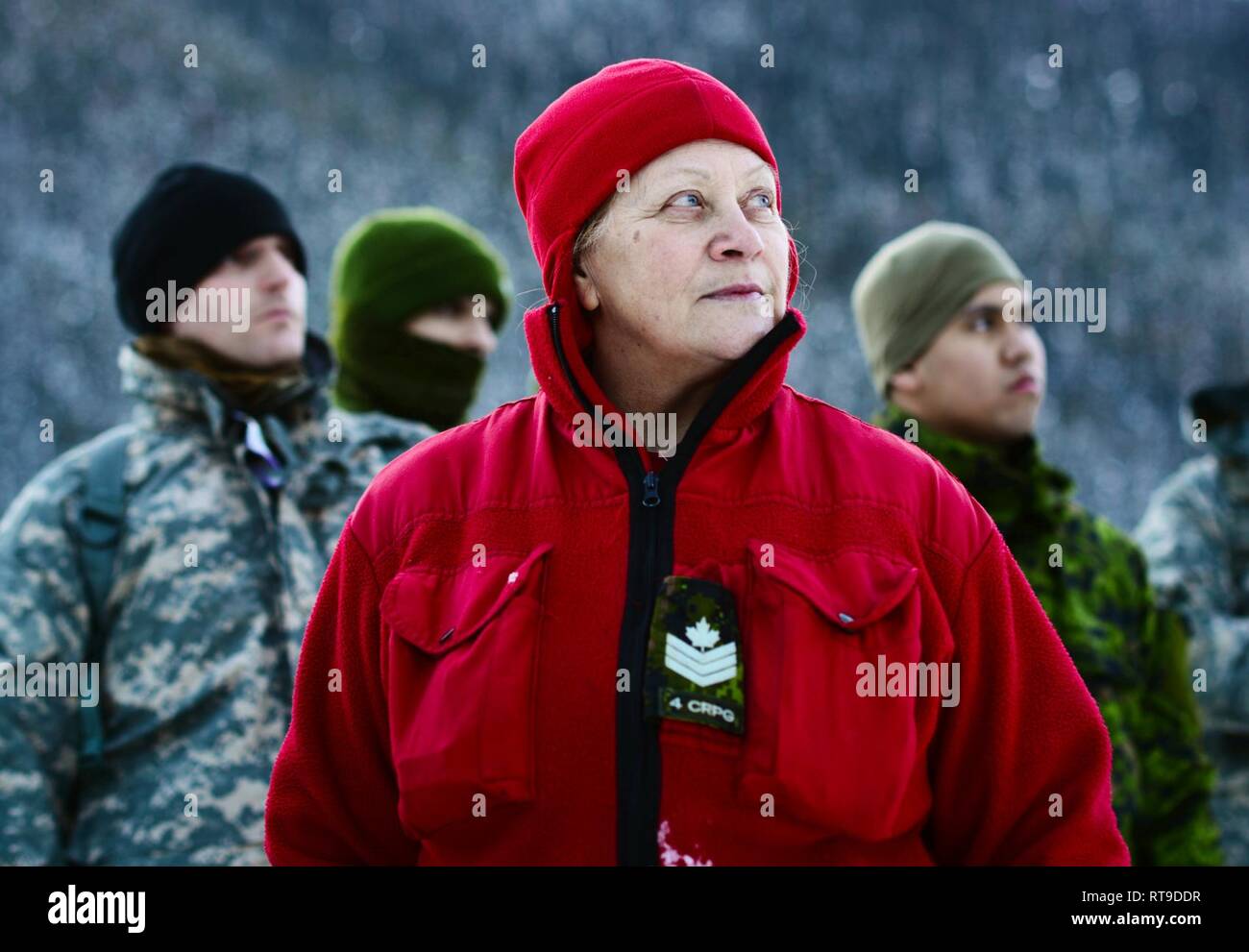 Canadian Ranger Sgt. Edith Carrie, with Dease Lake Patrol, 4th Canadian ...