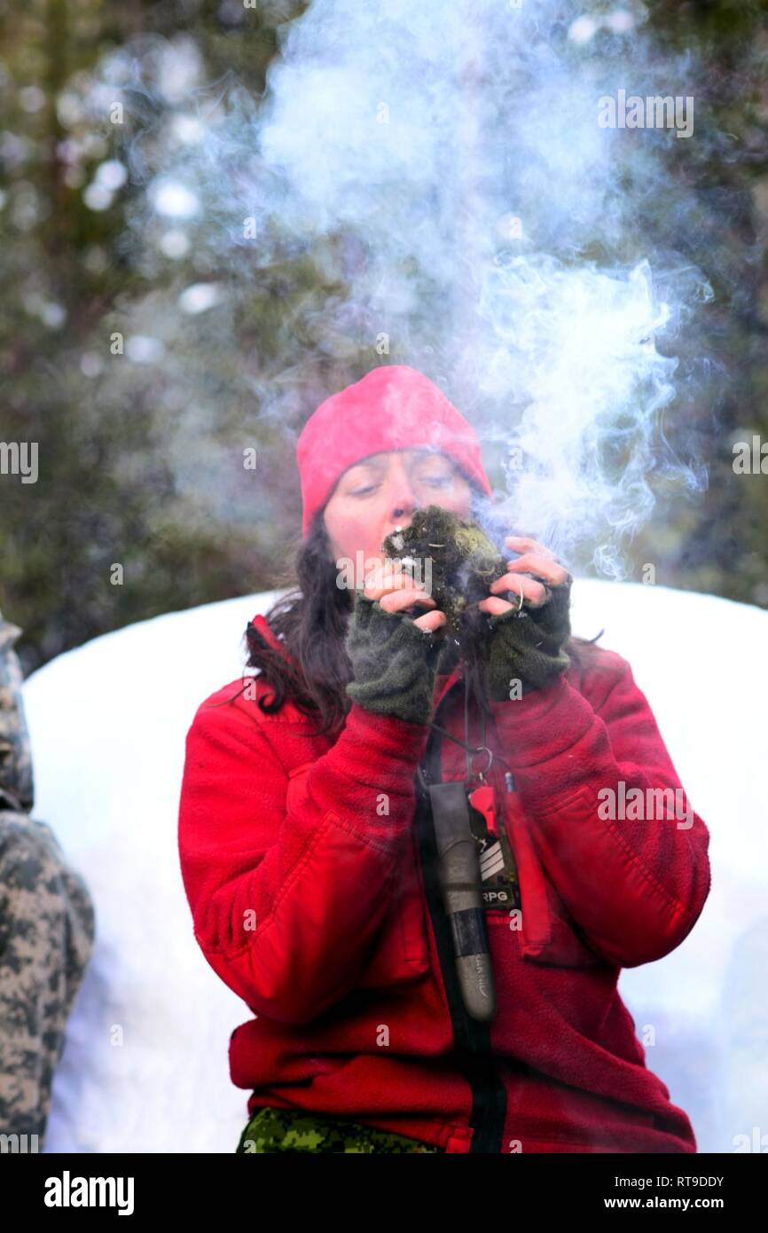 Canadian Ranger Sgt. Emily Coombs, with Ucluelet Patrol, 4th Canadian ...
