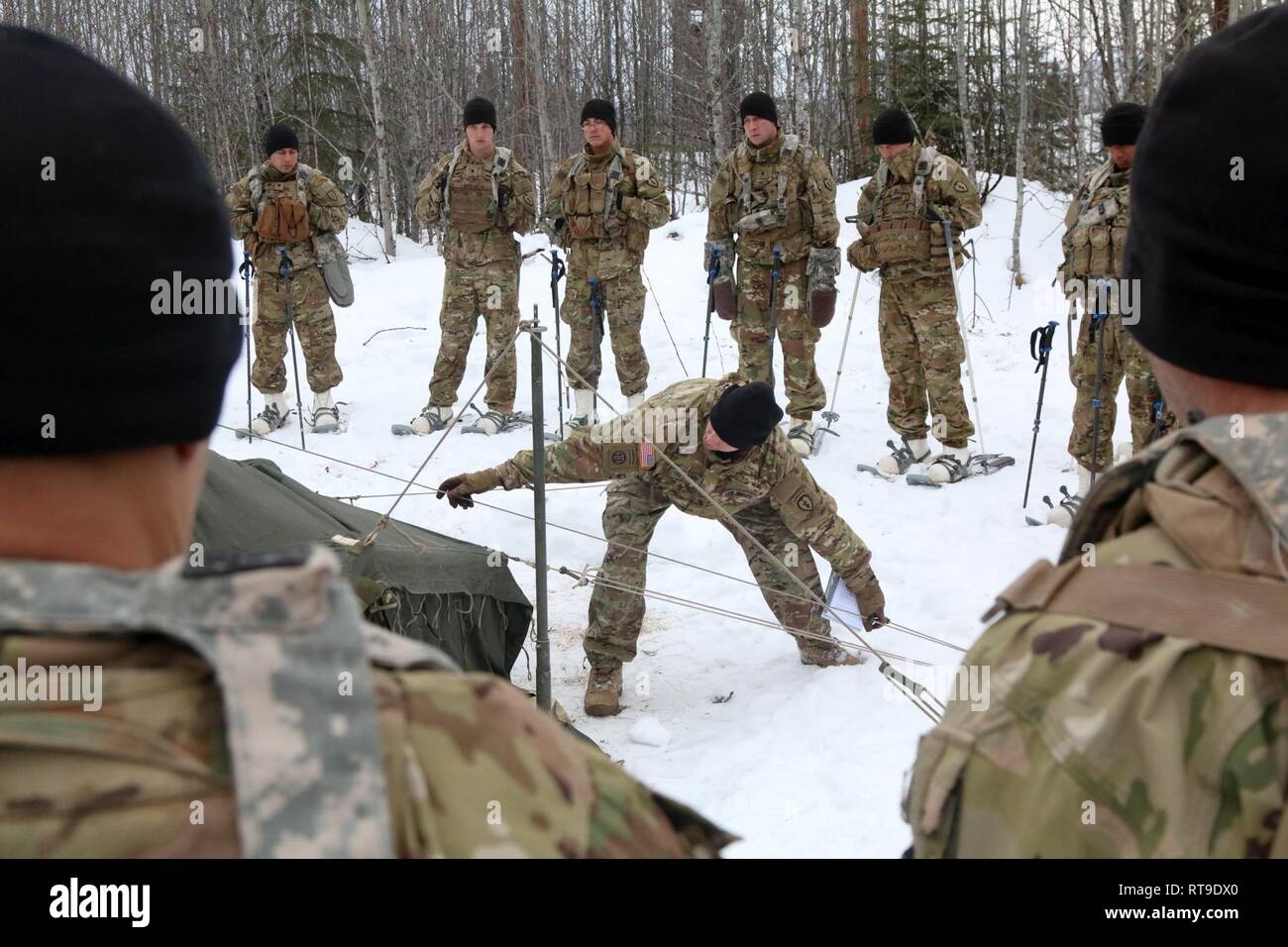 A paratrooper with 1st Battalion, 501st Parachute Infantry Regiment ...