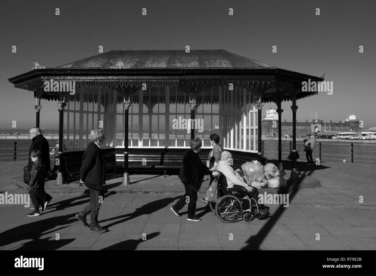 New brighton prom Black and White Stock Photos & Images - Alamy