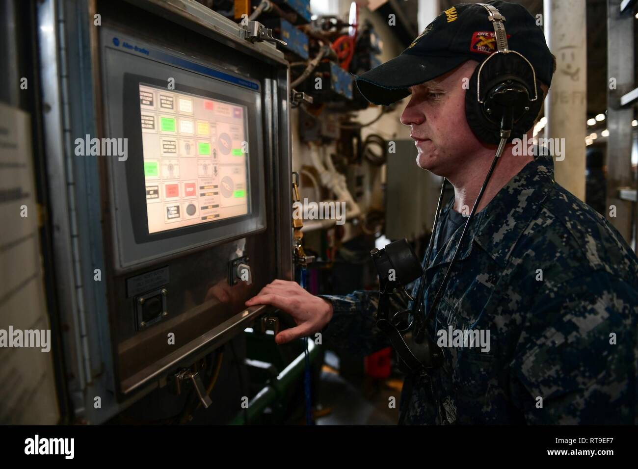 NORFOLK, Va. (Jan. 28, 2019) Aviation Ordnanceman Airman Ethan York ...