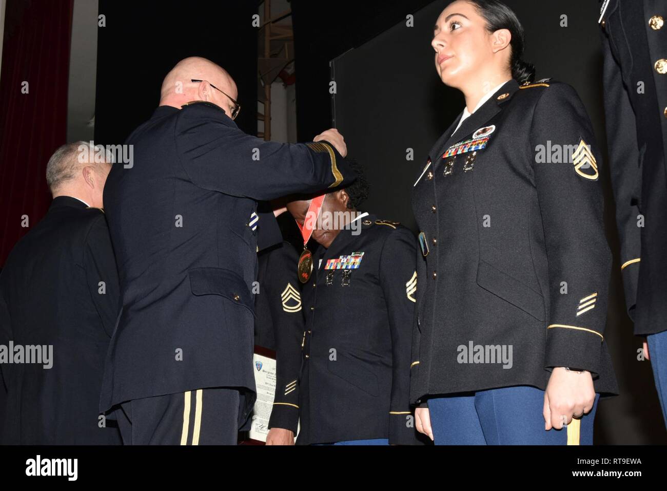 U.S. Army Staff Sgt. Marissa Warner, assigned to the 414th Contracting ...
