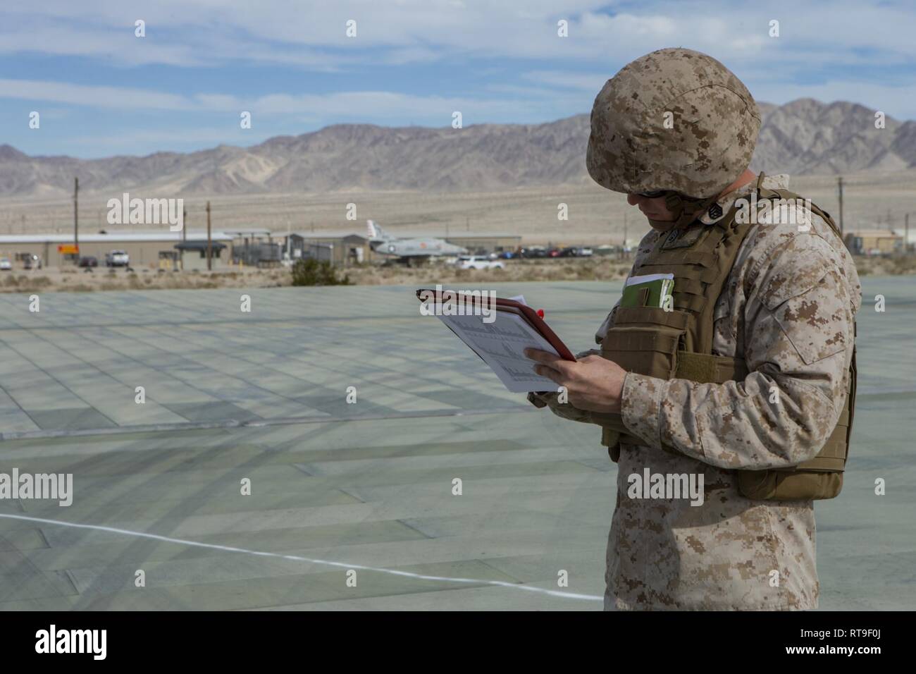 U.S. Marines Staff Sgt. Stephen A. Smith the Damage Assessment Team-1 ...