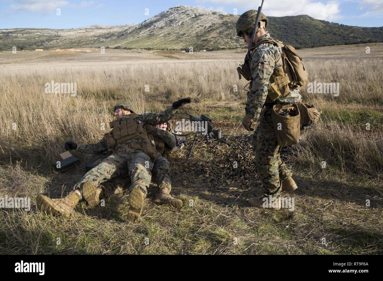 Assistant machine gunner hi-res stock photography and images - Alamy