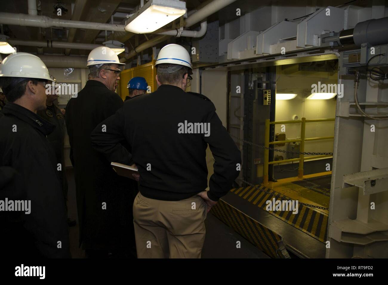 NEWPORT NEWS, Va. (Jan. 28, 2019) Rear Adm. Brian Antonio, Program ...